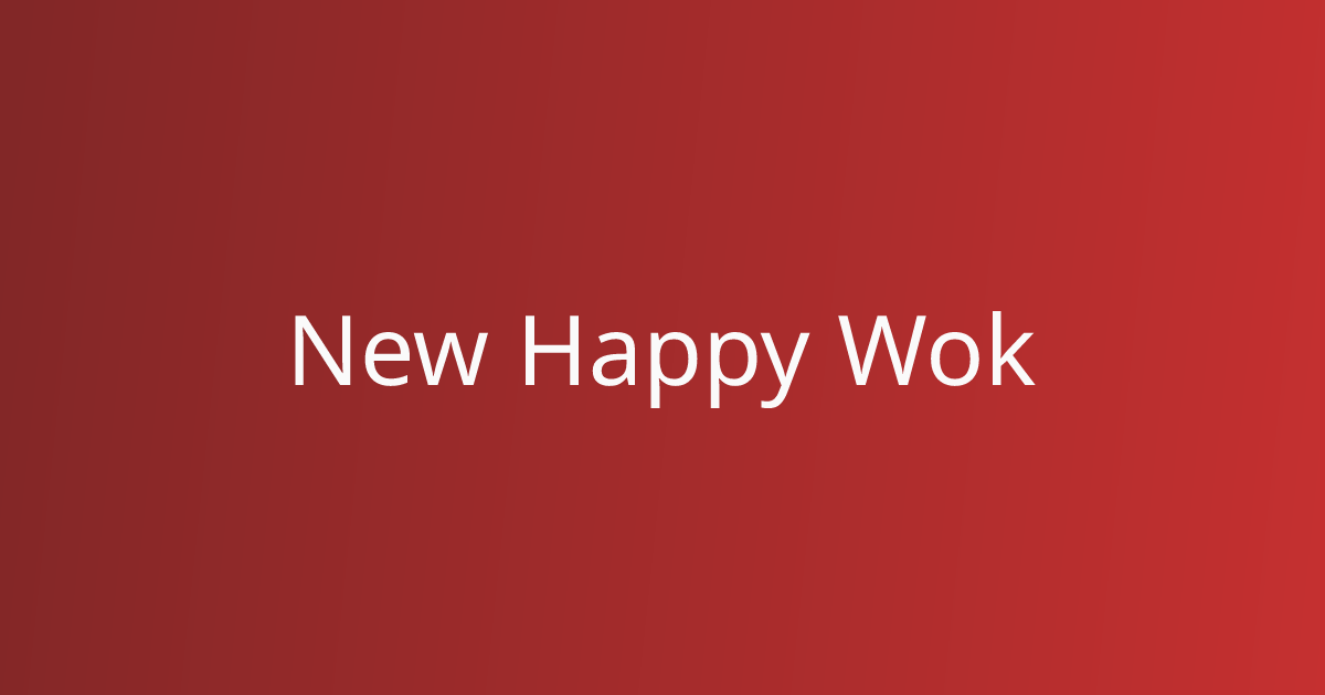 Best Japanese in Pennington, NJ | New Happy Wok | Order Online